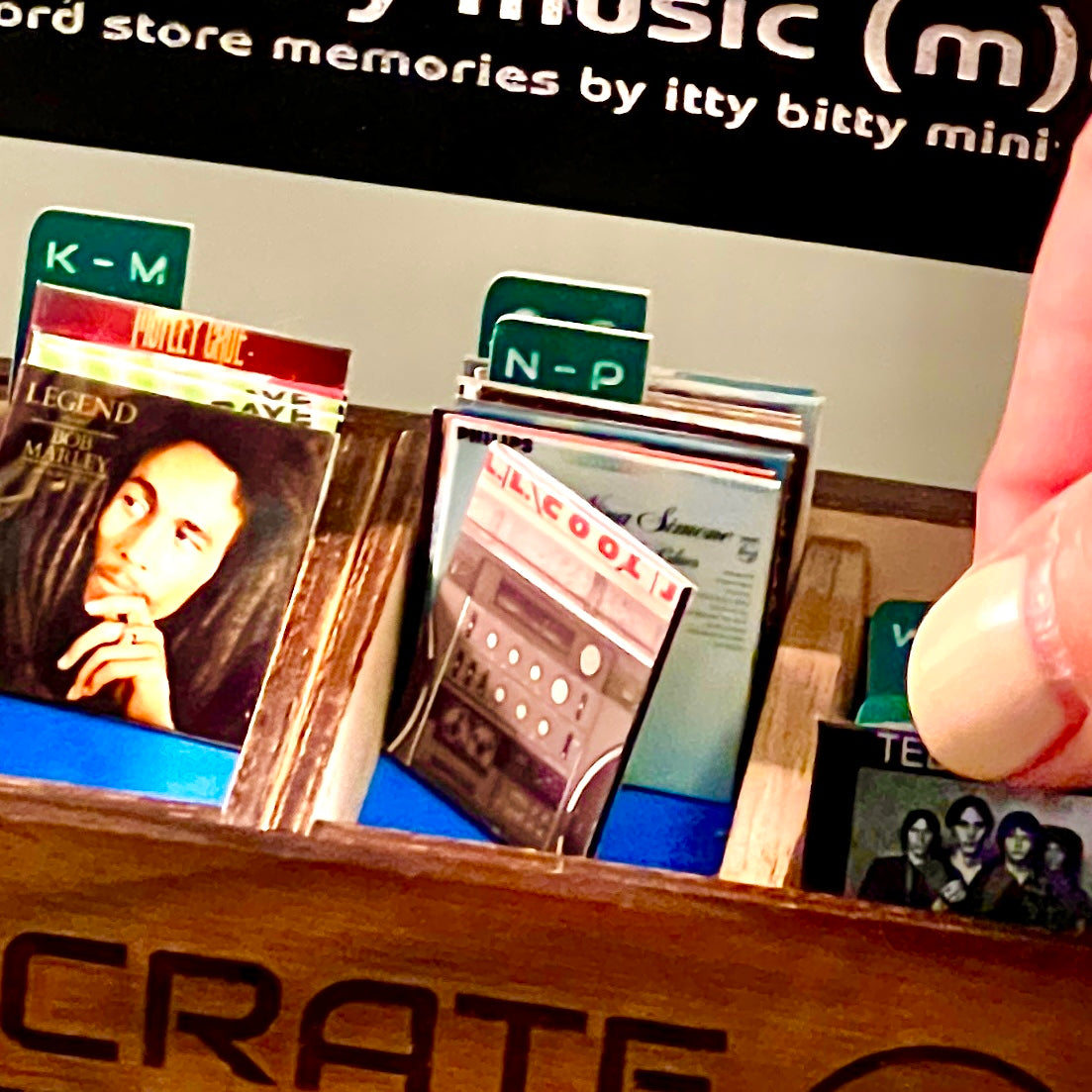 Record Albums 1" 1:12 Scale – itty bitty mini (m)art